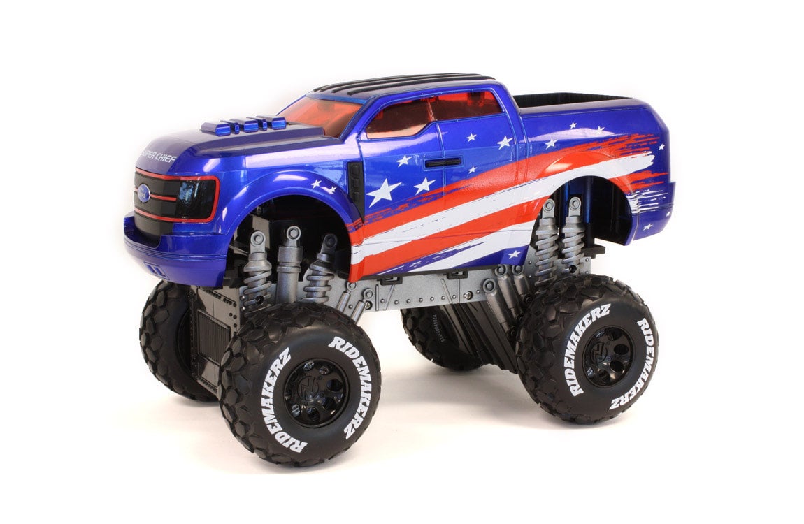 Ford Super Chief - Stars & Stripes - R/C Monster Kit | Ridemakerz - Online