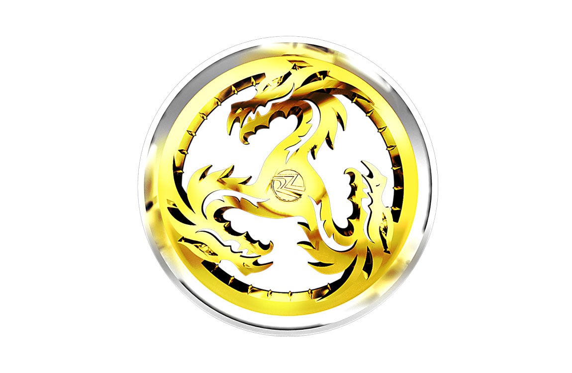 Dragon Rims Gold Set - Small Front/Large Rear | Ridemakerz - Online