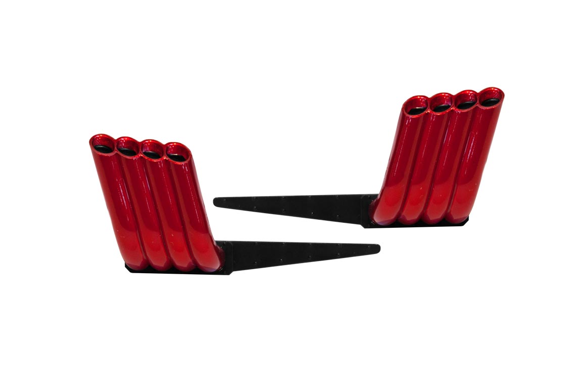 Quad Side Pipes Red | Ridemakerz - Online